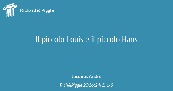 Il piccolo Louis e il piccolo Hans | Richard & Piggle - Studi ...